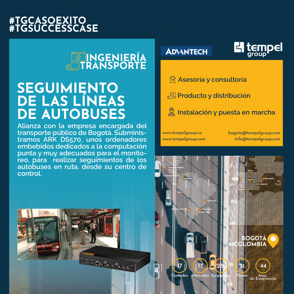 Seguimiento de las líneas de autobuses - Tempel Group - Uruguay